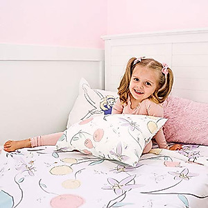 JumpOff Jo – Toddler Pillow for Kids, No Pillowcase Needed, Kids Travel Pillow, 100% Cotton Cover, Hypoallergenic, Machine Washable – 14”x19 (Floral)