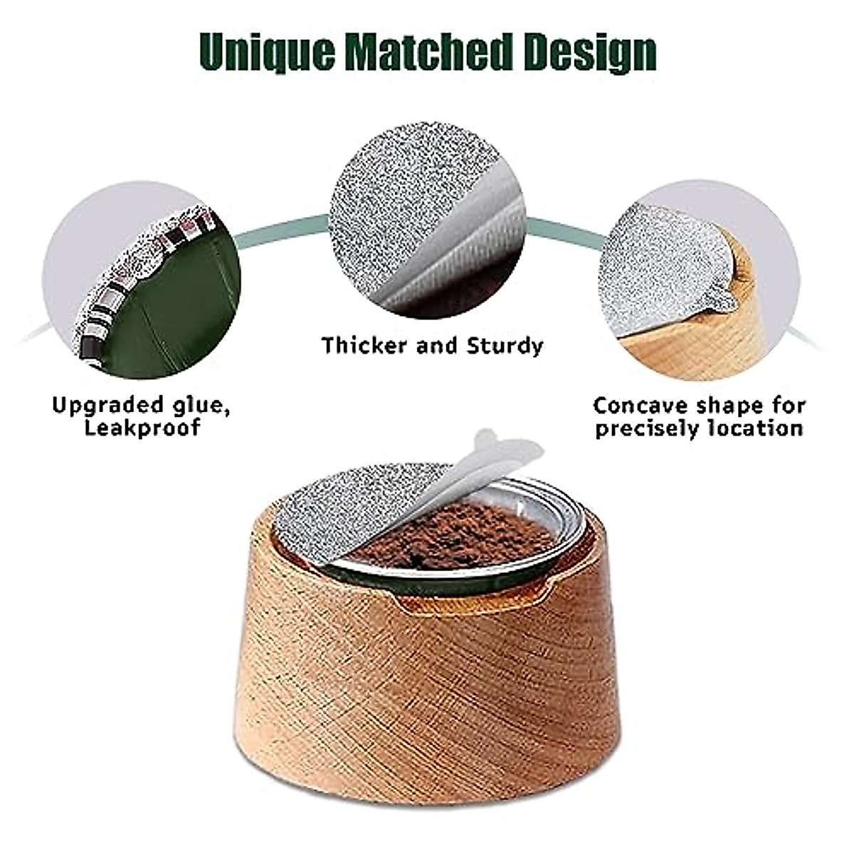 Velocvil Aluminum Foil Lids Kit for Reusable Nespresso Pods, Aluminum Foil Seals with Holder, Brush and Scoop for refillable Nespresso Capsules VertuoLine Coffee Pods