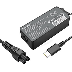 USB-C Laptop Charger 65W 45W for Lenovo Yoga C940 C740 S730 720 730 720-13IKB 730-13ikb 730S 910 920 920-13ikb 13 Chromebook C330 S330 100e 300e ThinkPad T480 T480s T580 T580s ADLX65YDC2A