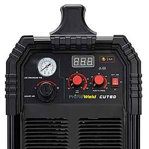 PRIMEWELD CUT60 60Amp Non-Touch Pilot Arc PT60 Torch Plasma Cutter 110V/220V Dual Voltage 3 Year Warranty