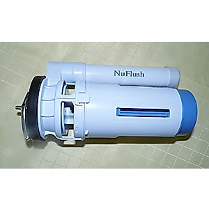 American Standard Dual Flush Valve Replacement for 2 inch One Piece Toilet 10 inches Tall by NuFlush