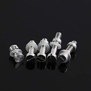 ANG-puneng M2.5 Screw Bolt Nut Washers Set Turntable Headshell Cartridge Stylus Mounting Vinyl LP Record Player