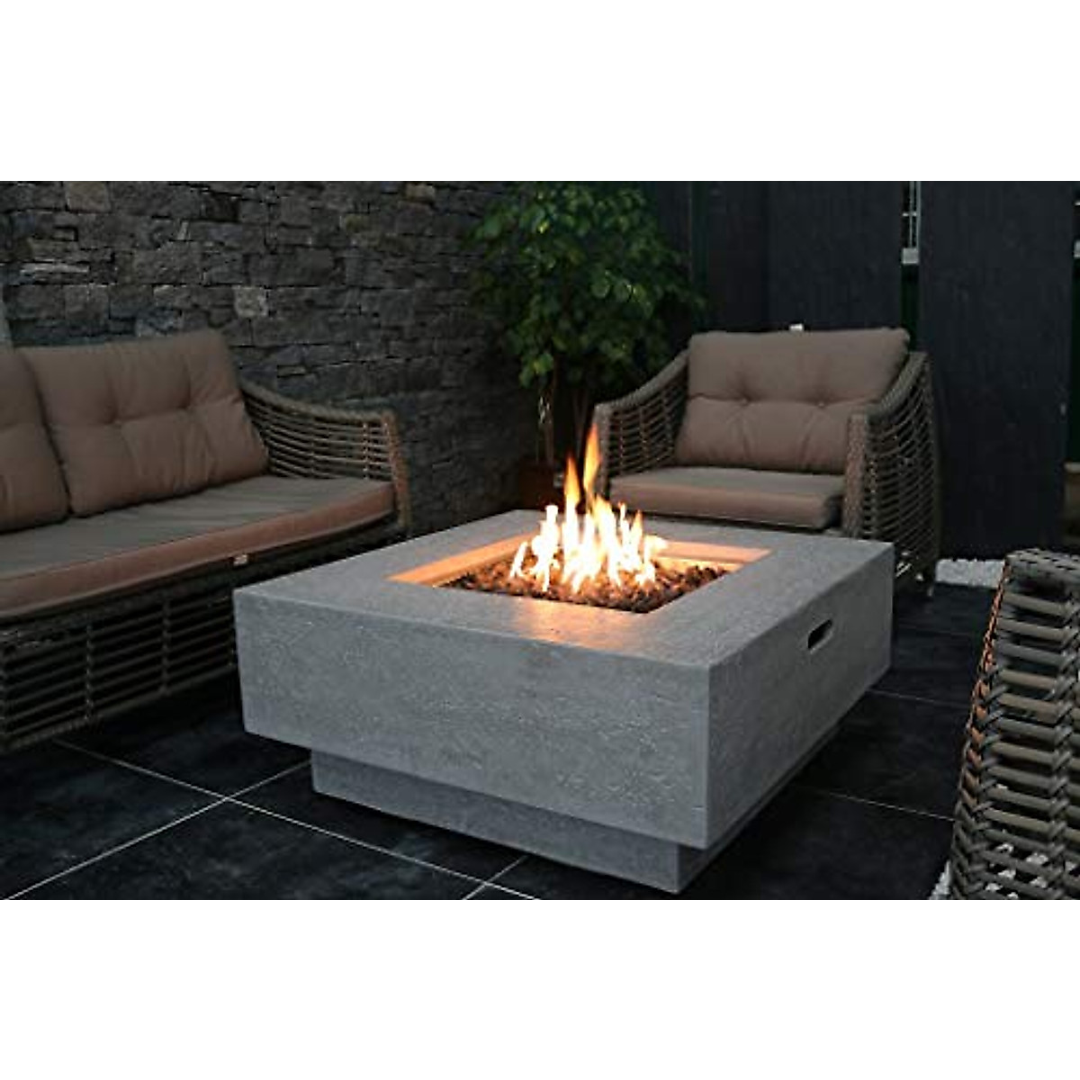 Elementi Manhattan Fire Pit - Natural Gas