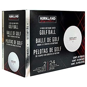 Kirkland Signature Three-Piece Golf Ball Performance Plus,Urethane Cover (24 Count)