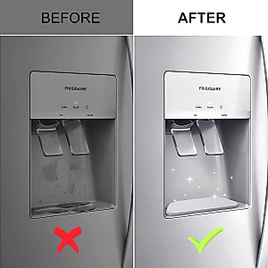 Magicfour 2 Pack Quick Dry Drip Catcher for Refrigerator Drip Tray, Diatomite Refrigerator Water Drip Catcher, Water Absorbent Fridge Water Dispenser Drip Tray, Slim, Reusable, Grey, 2 Sizes