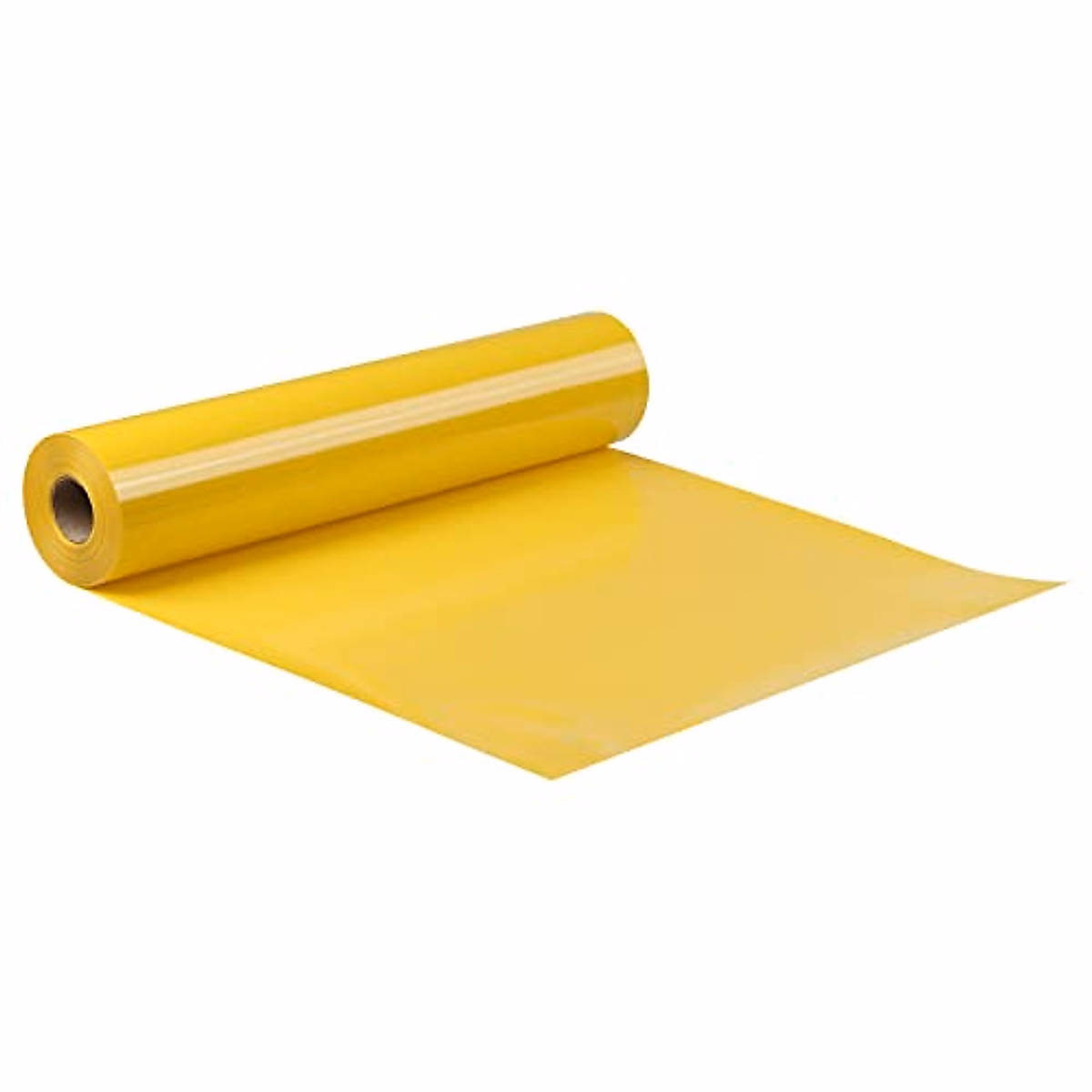 MECCANIXITY Heat Transfer Vinyl Rolls, 12" x 35 Feet HTV Vinyl, Yellow HTV Vinyl Iron on Vinyl Heat Vinyl Design for Shirts, Pillows, Hand Bags, Hats