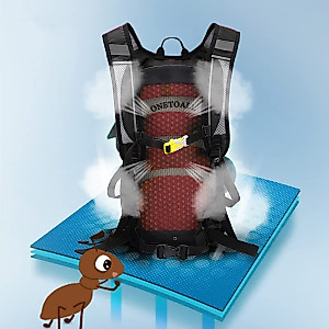 Leathario 18L Cycling Backpack Men Women Bike Daypack for Outdoor Waterproof Rucksack for Camping Hiking