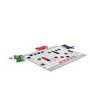 Jax Giant (aka Jumbo) SEQUENCE Game - Tube Edition with Cushioned Mat (27" x 32") Cards and Chips, Package Colors May Vary.