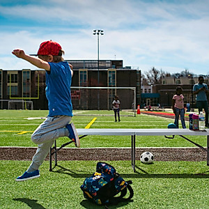 CARTMAN 6 feet Plastic Folding Bench,Portable in/Outdoor Picnic Party Camping Dining Seat, Smooth HDPE Tabletop, 2 Pack, White