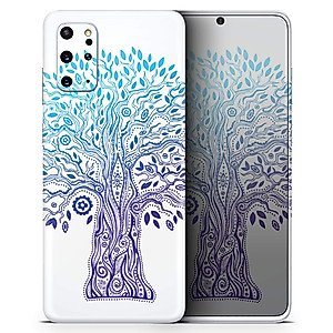 DesignSkinz Gradiated Tree of Life Protective Vinyl Decal Wrap Skin Cover Compatible with The Samsung Galaxy S20 (Screen Trim & Back Glass Skin)