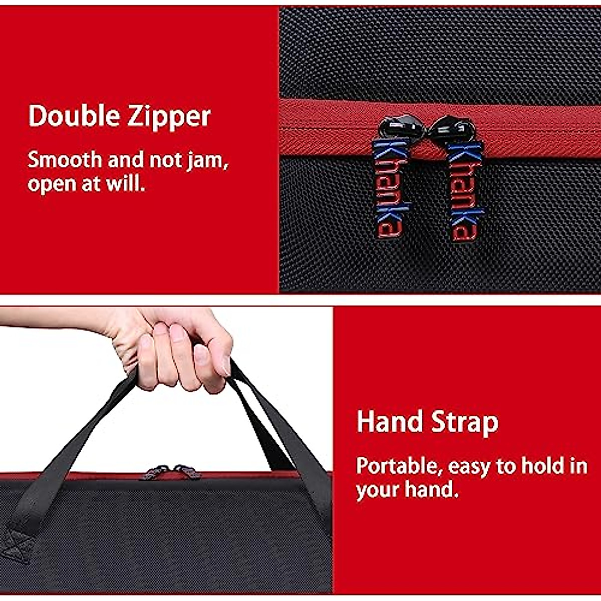 khanka Hard Case Replacement for Milwaukee 2646-20 M18/2646-21ct M18-Spd Grease Gun,Case Only.