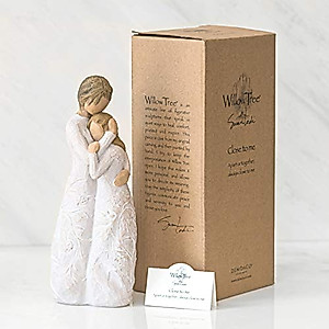 Willow Tree Close to me, Apart or Together, Always Close to me, Expresses Loving Relationships Between Mother and Daughter, Sisters or Friendships, Sculpted Hand-Painted Figure