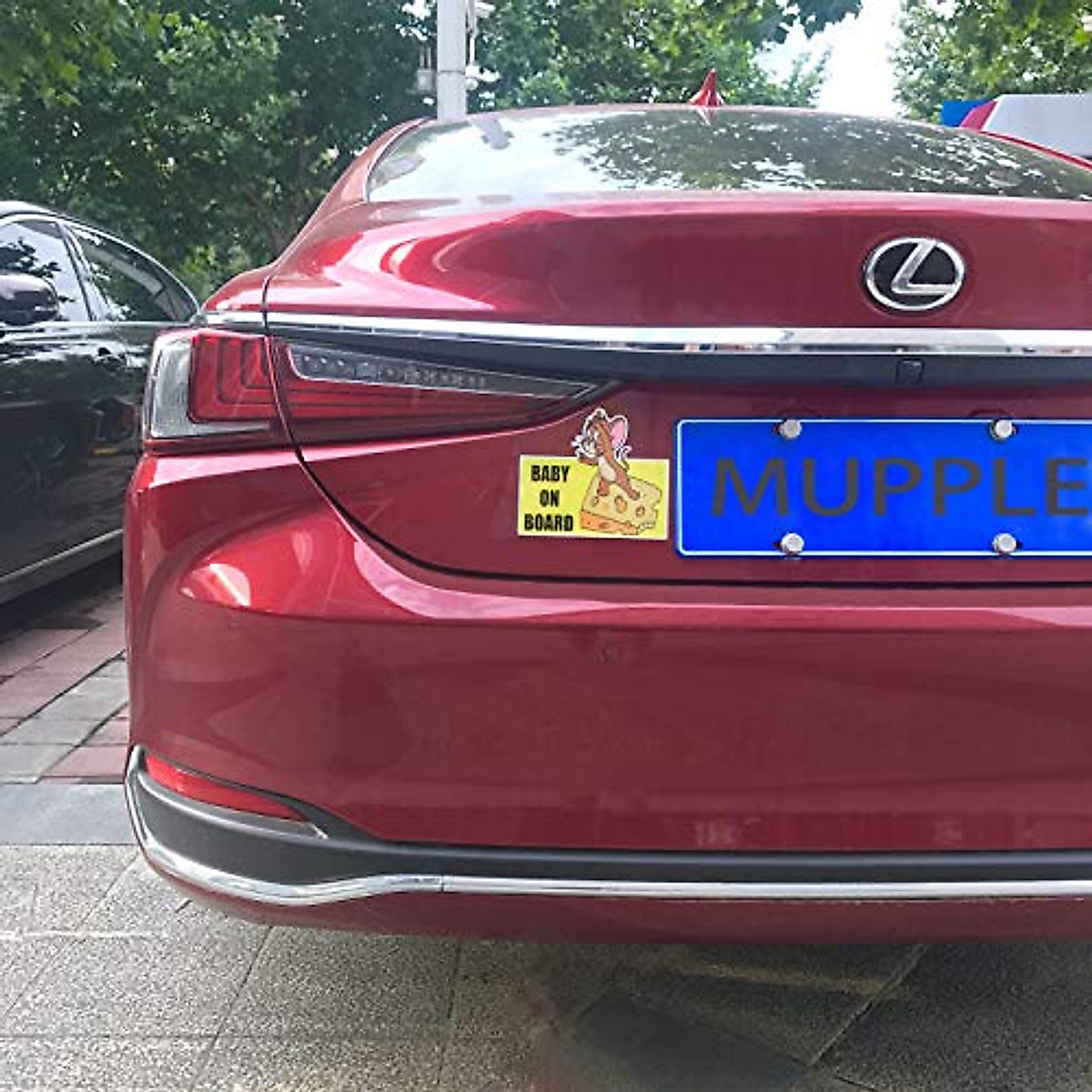 Baby on Board Sign for Car Kids Safety Baby on Board Stickers (2 Pieces) (Jerry)