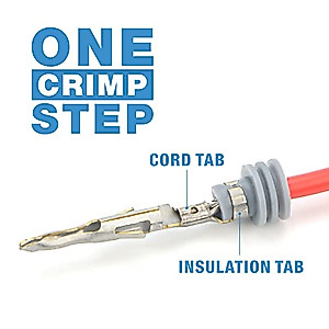 iCrimp Weather Pack Crimp Tool for AWG 24-14 Crimping Delphi APTIV Weather Pack Terminals or Metri-Pack Connectors- Crimp Terminals and Seal In ONE Cycle with Locator & Removal Extraction Tool