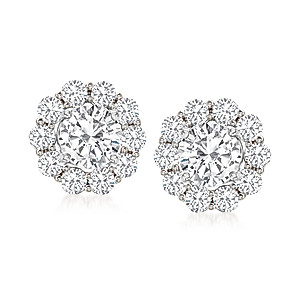 Ross-Simons Diamond Earring Jackets in 14kt Gold I-J Color I2 Clarity