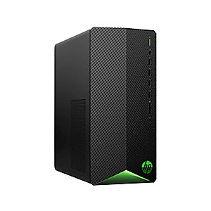 HP Pavilion Gaming Desktop Computer 10th Generation Intel Hexa-core i5-10400F Processor 32GB RAM 512GB SSD GeForce RTX 3060 12GB Graphic USB-C DiplayPort Bluetooth Black + HDMI Cable