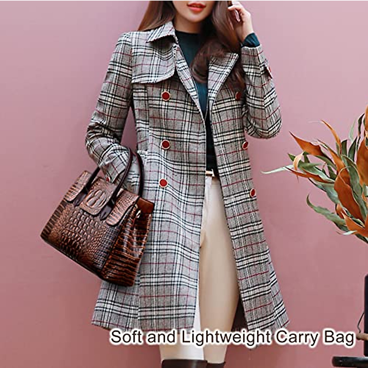 UONIFANS Purses and Handbags for Women Fashion Crocodile Pattern Top Handle Satchel Shoulder Tote Bags Ladies PU Leather Crossbody Bag (Brown)