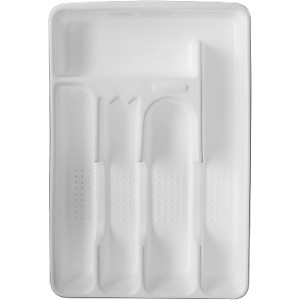 Rubbermaid Cutlery Tray, Small, White