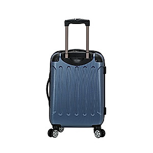 Rockland London Hardside Expandable Luggage with Spinner Wheels, Blue, Carry-On 20-Inch
