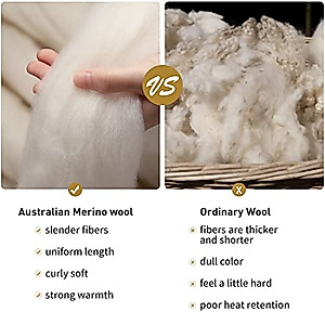 ACUSHLA Merino Wool Camp Blanket - Warm, Thick, Washable, Large Throw - Great for Outdoor Camping All Seasons Suitable Indian Style 203