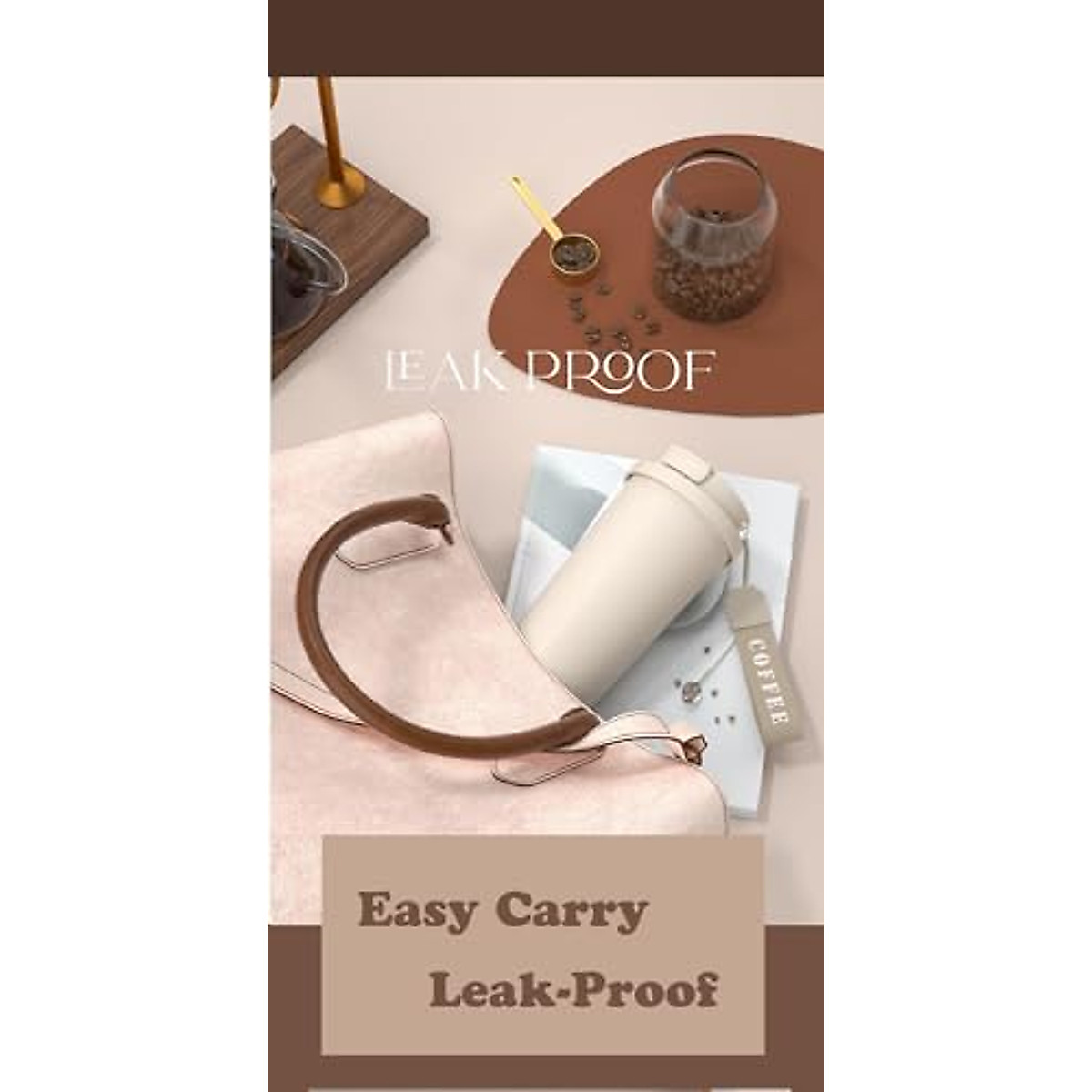 Stay Cool and Stylish with our Stainless Steel Iced Coffee Cup - 17.9oz, Red -Ceramic Inner Lining Includes Lid and Straw!