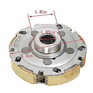 labwork Wet Clutch Shoe Replacement for UTV 500 550 700 750 Hisun Massimo Bennch Msu Qlink Coleman 21230-F39-0000