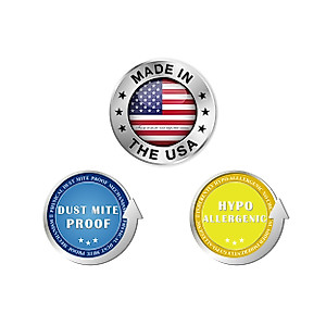 LA Baby 100% Cotton Fitted Sheet for Playard/Mini/Portable Crib Mattress - Made in USA