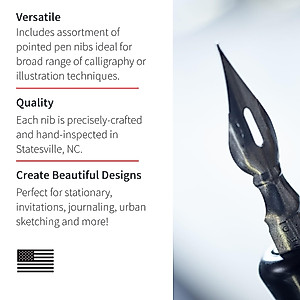 Speedball Sketching Pen Set - 2 Penholders w/ 6 Pen Tips