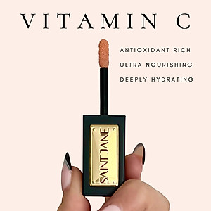 SAINT JANE - Luxury Lip Oil | Luxury, Floral-Infused, Clean Skincare (Calm, 0.15 oz | 4.5 ml)