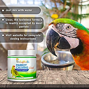 UnRuffledRx Parrot Calming Formula Dietary Supplement for Birds 4 oz. (300 Servings)