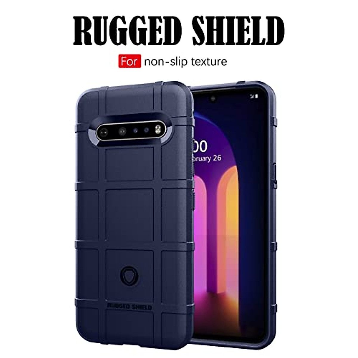 Asuwish Phone Case for LG V60 ThinQ V60ThinQ 5G G9 Thin Q with Tempered Glass Screen Protector Cover and Cell Accessories Rugged Hybrid Protective Hard Mobile LGV60 V 60 60ThinQ 60V Women Men Blue