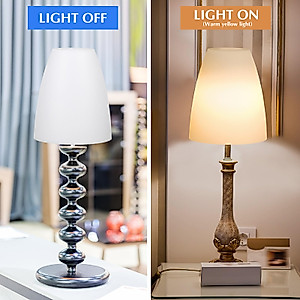 Luxshiny Sconce Shades Lamp Shade Cover 2PCS Plastic Pendant Light Cover Lampshade 11.5X10cm Oval Table Lamps Shades Floor Lamp Shade Replacement for Bedroom Table Living Room E14