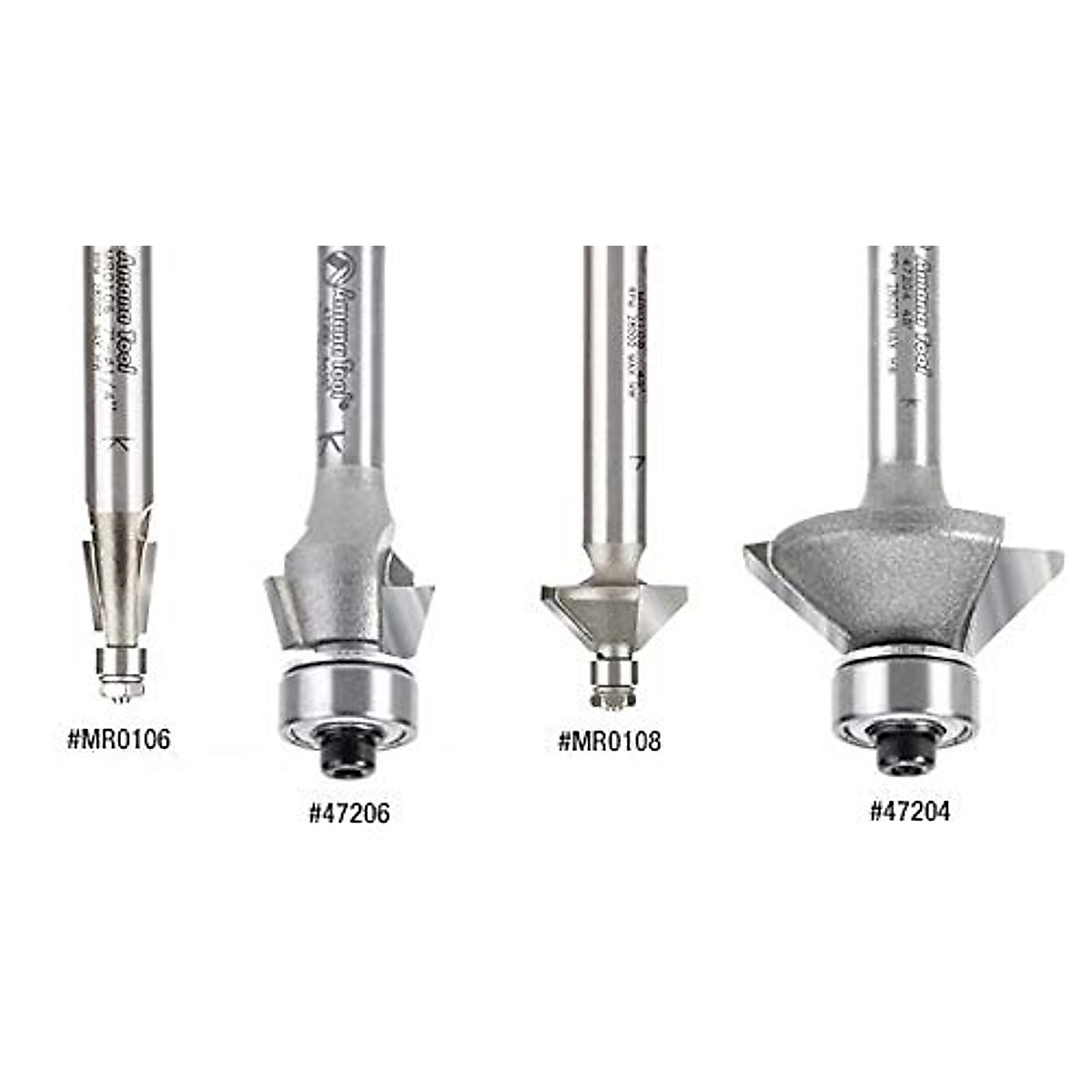 Amana Tool - MR0107 Miniature 22.5° Chamfer with 3/16 Dia Ball Bearing x 1/2 Dia x