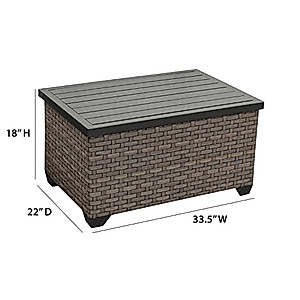 TK Classics MONTEREY-08a-WHITE Monterey Seating Outdoor Furniture, Sail White