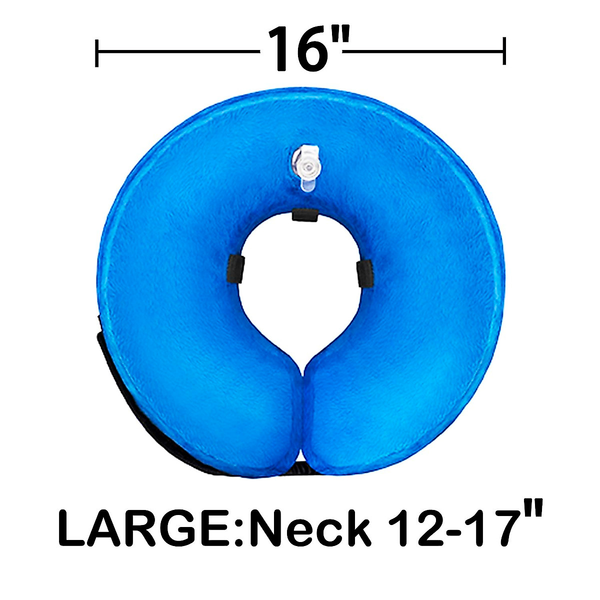 Dog Cone Collar for Small Medium Large Dogs After Surgery, Inflatable Dog Neck Donut Collar, Adjustable Dog Cone, E-Collar for Dogs Recovery, Soft Dog Cones Alternative, Protective Pet Cones for Dogs