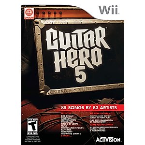 ACTIVISION-Guitar Hero 5 Stand Alone Software (Bilingual game-play)