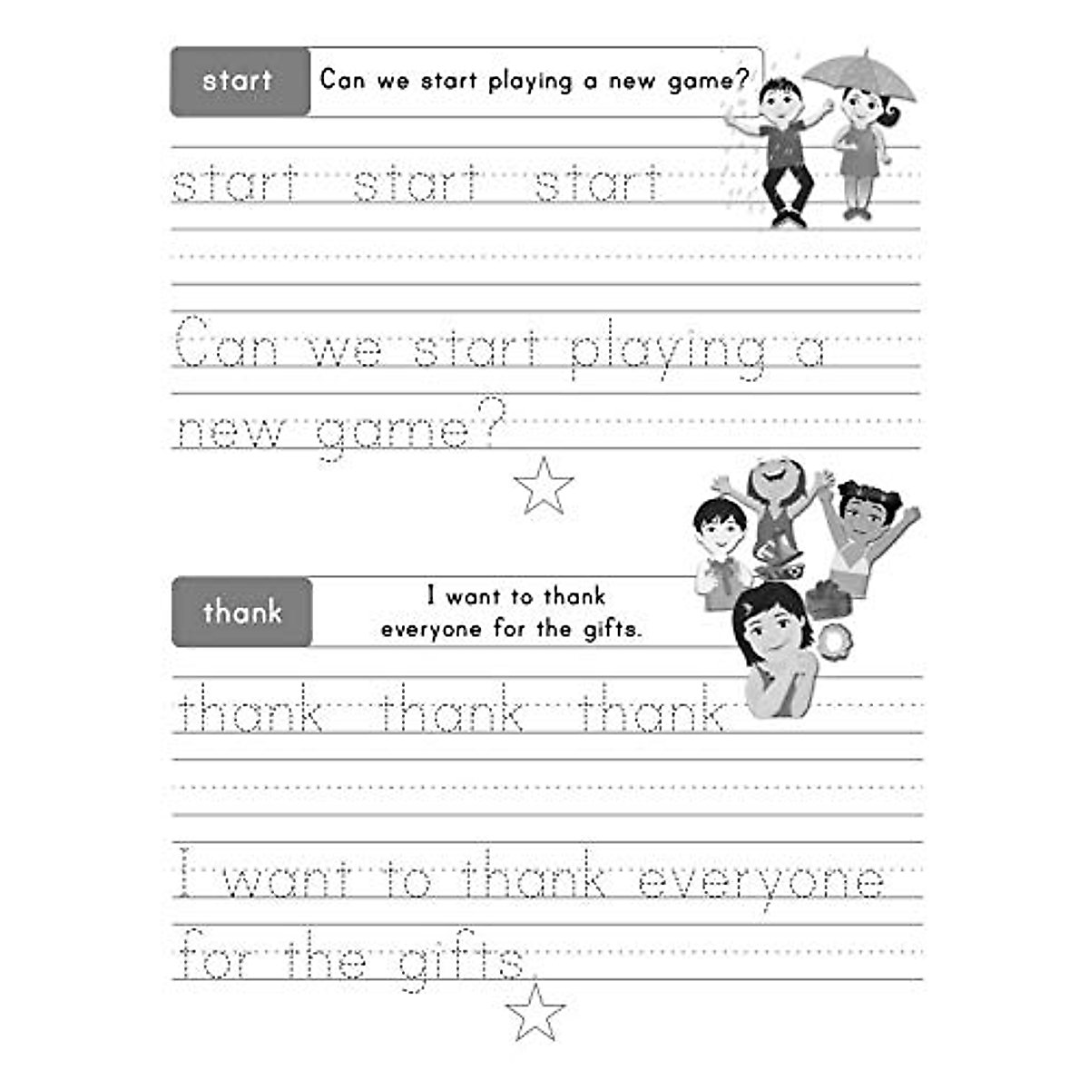 200 Essential Sight Words for Kids Learning to Write and Read: Activity Workbook to Learn, Trace & Practice 200 High Frequency Sight Words