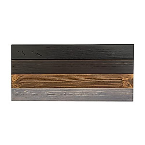 Joel's Antiques Floating Wall Shelf - 72-Inch Wood Decor & Long Shelf for Fireplace Mantel, Bookshelf, & Farmhouse - Wall-Mounted Rustic Stand, Wooden Hanging Display - Medium Brown, 72" x 6" x 2"