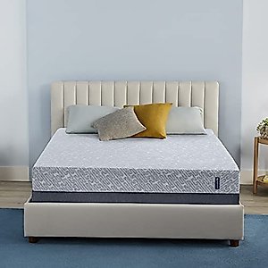 Serta - 7 inch Cooling Gel Memory Foam Mattress, Full Size, Medium-Firm, Supportive, CertiPur-US Certified, 100-Night Trial, for Ewe - Grey