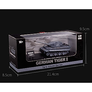 POCO DIVO German Tiger I Tank Diecast 1/72 Scale Showcase Collection Action Model