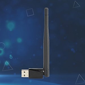 Wireless Network Card Adapter, Portable WiFi Receiver, for Desktop, Laptops, Smart Phones, for Play Games, Watch Movies, Music, Internet Online