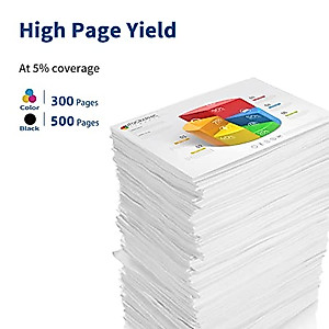 Relcolor 245XL 246XL Ink Cartridge Black Color Combo Fit for MX490 MX492 MG2522 TS3100 TS3122 TS3300 TS3322 TS3320 TR4500 TR4520 TR4522 MG2500 Printer Canon PG 245 CL 246 XL Higher Yield