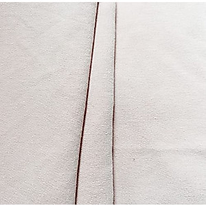 JOSDIOX Fabirc by The Yard French Terry Knit Fabric Slightly Stretchable Knitting Fabric for Jacket, Hoody,Pant,Pullover Pet Cloth or DIY Fabric (Likes Beige 1Y)