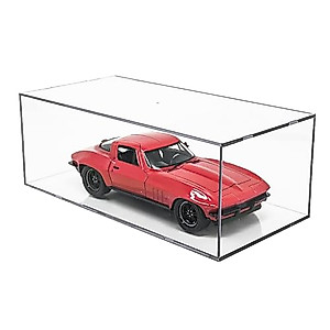 THE ORIGINAL BALLQUBE Race Car Display Case 1:24 Scale Die Cast Display Case Die Cast Box Square Clear Memorabilia Die Cast Race Car Holder