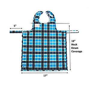 Bib-On, Full-Coverage Bib and Apron Combination for Infant, Baby, Toddler Ages 0-4. (Dinosaurs)