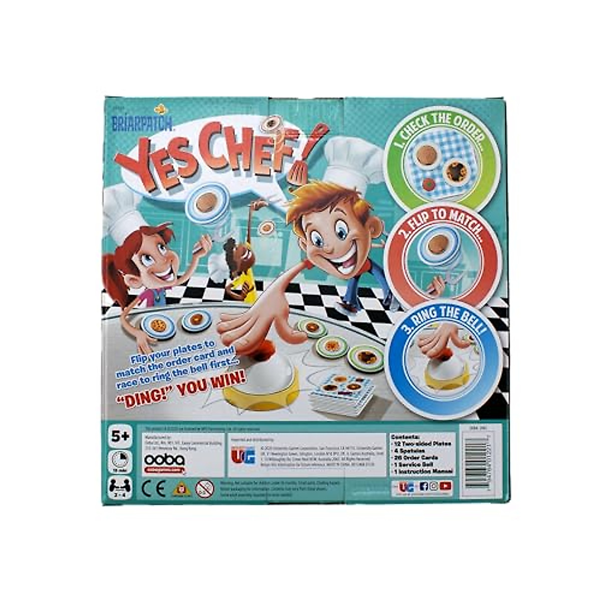 Briarpatch, Yes, Chef Cooking Game, Early Preschool Learning for Toddlers, Kindergarten and 1st Grade