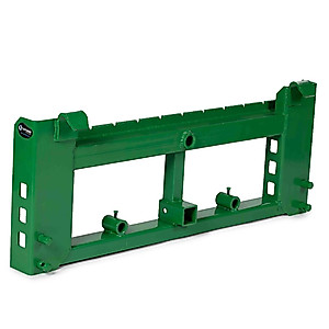 Titan Attachments Hay Frame Attachment, 39â€ Hay Bale Spear and Stabilizers, Rated 4,000 LB, Receiver Hitch, Fits John Deere Loaders
