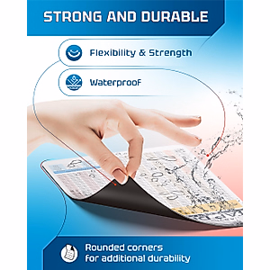 Useful Magnets Inch Metric Tap Drill Sizes Flexible Chart | Decimal Equivalents Magnetic Chart for Garage CNC Shop | Waterproof Comprehensive Guide Tool Posters 12" X 16"