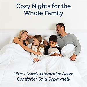 Full 6 Piece Sheet Set - Comfy, Breathable & Cooling - Hotel Luxury Bedding for Women, Men, Kids & Teens - 1 Flat & 1 Fitted Sheet & 4 Pillowcases w/ Deep Pockets - Ultra-Soft and Wrinkle Free - White