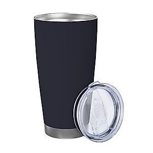 WXZYFP Car cup (single silver rim), can use a straw or drink directly, easy to use.Solid color black